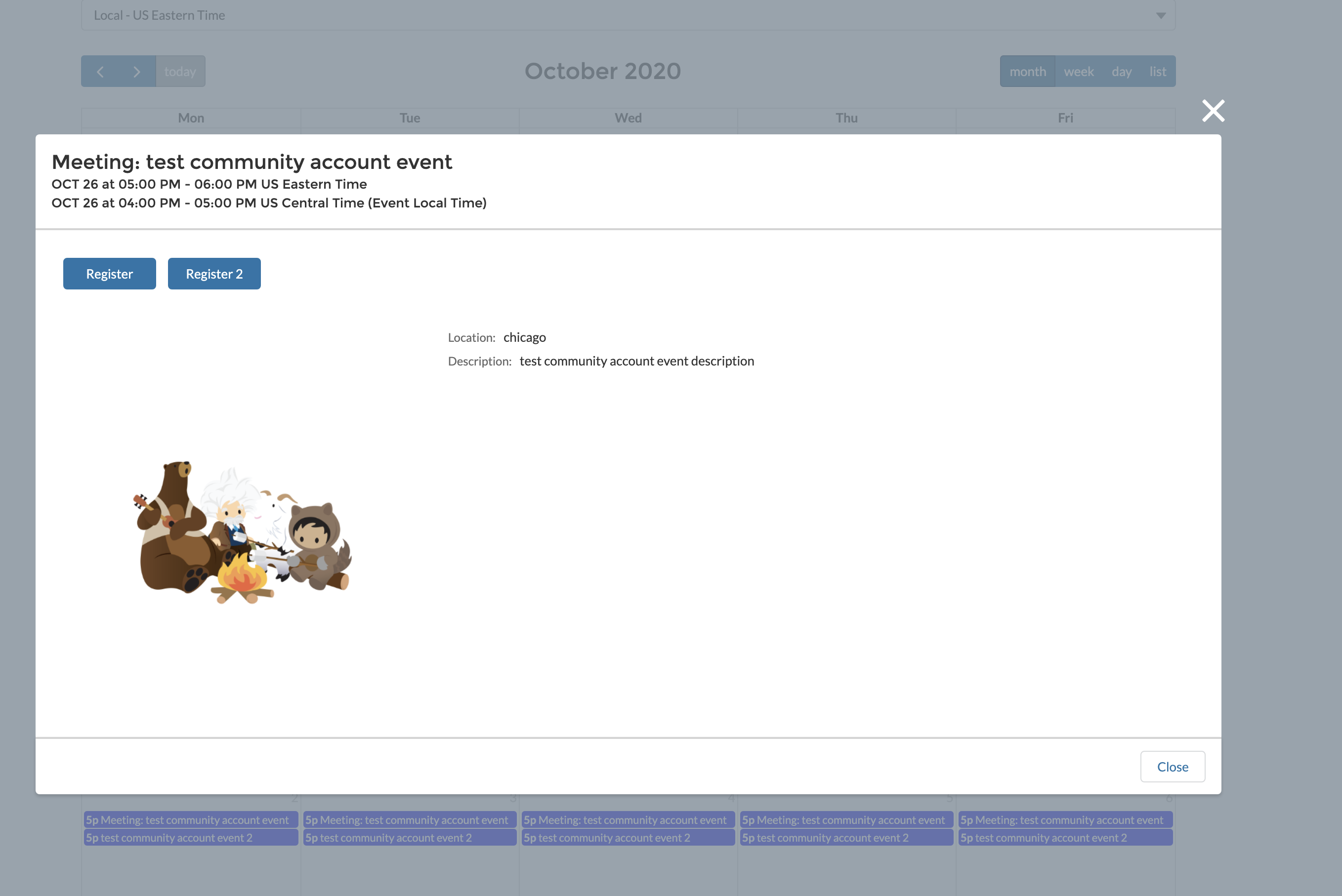 GitHub - salesforce-experiencecloud/EventsCalendar: Display a feature-rich events calendar in ...