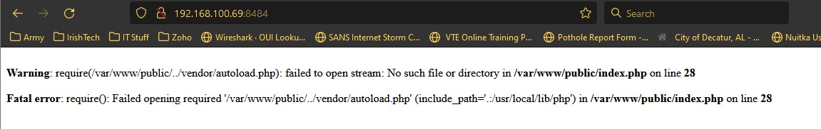 Docker Install Error Under UnRAID · Issue #1015 · crater-invoice-inc/crater · GitHub