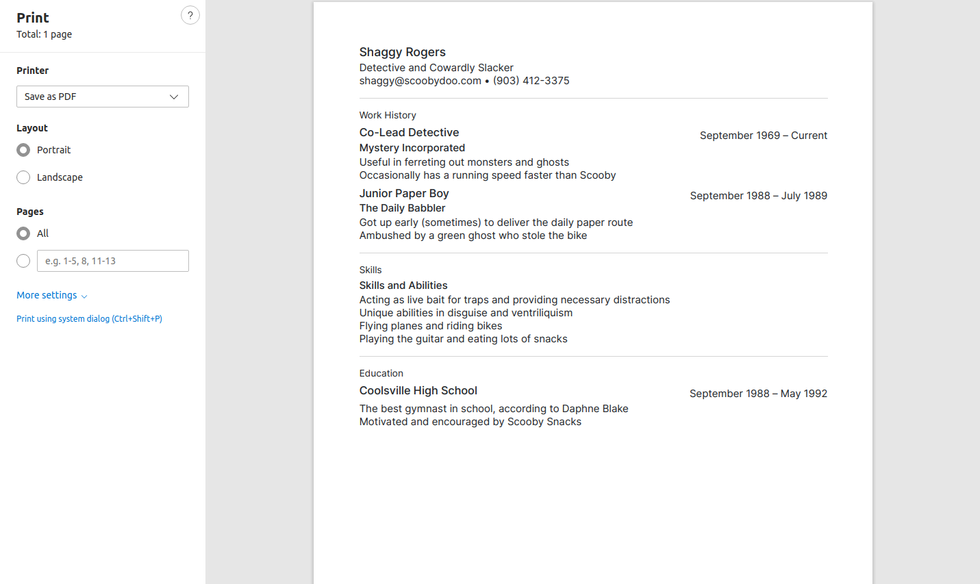 GitHub - michaelbenzinger/resume-studio: A Resume Generator built with ...