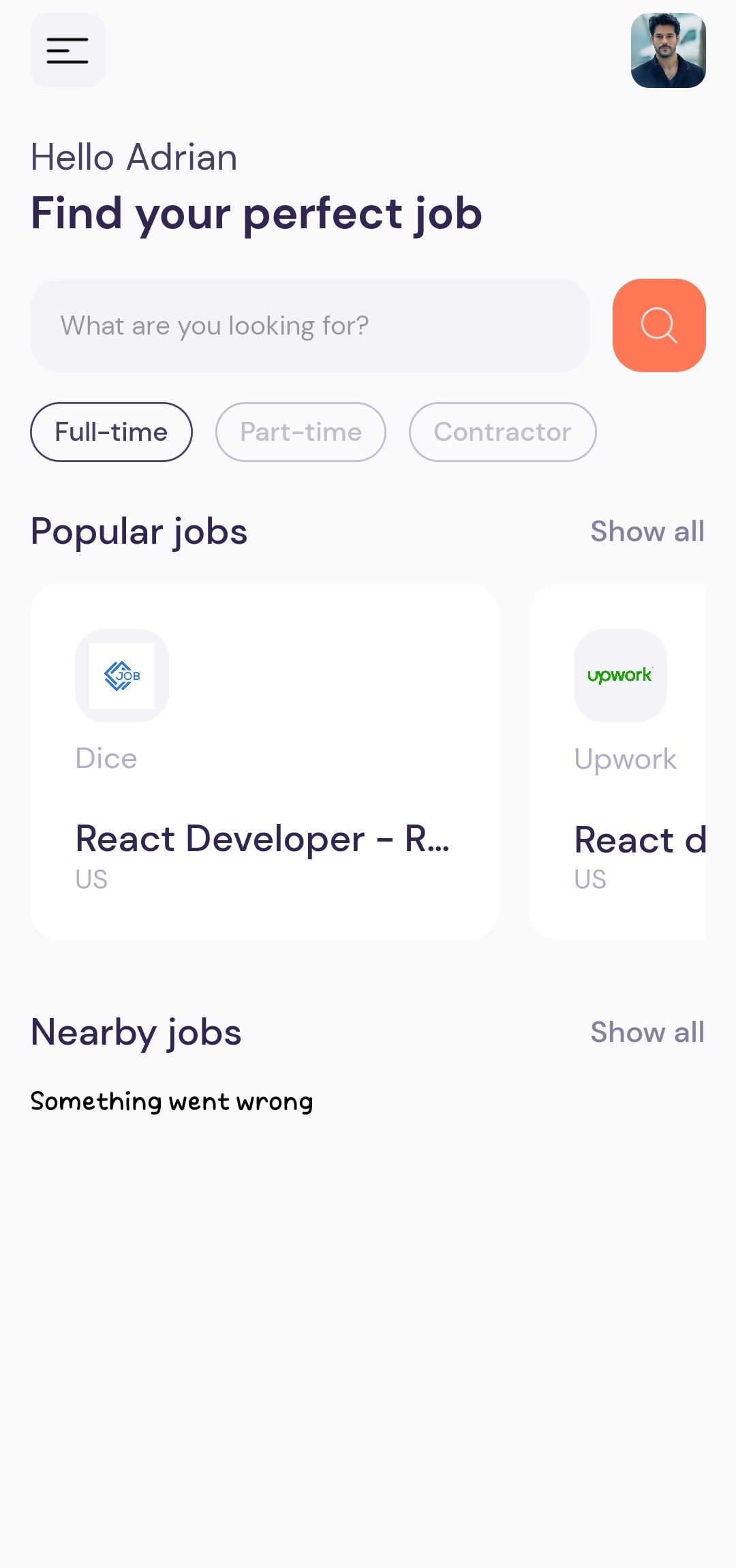 GitHub - hemantwasthere/jobit: This is a react native job search app. Go to the URL below and ...