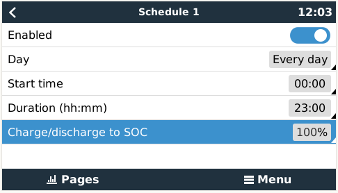 Scheduled charging: Allow discharge during a scheduled slot · Issue ...