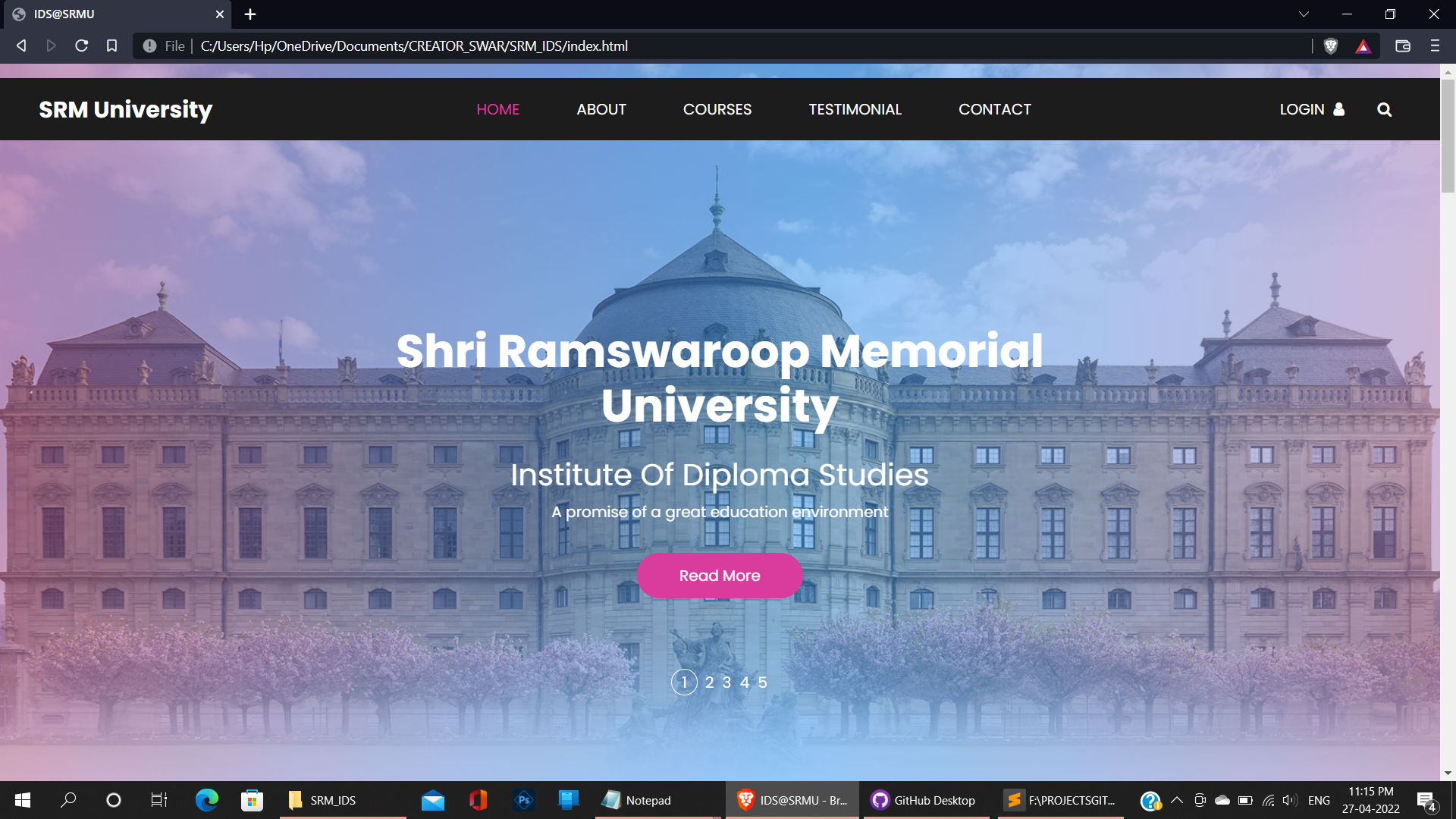 GitHub - swaroop-code/WEB_PAGE_2ADVANCED: Using different stylesheets and new div classes