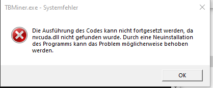 nvcuda.dll not found · Issue #329 · sp-hash/TeamBlackMiner · GitHub