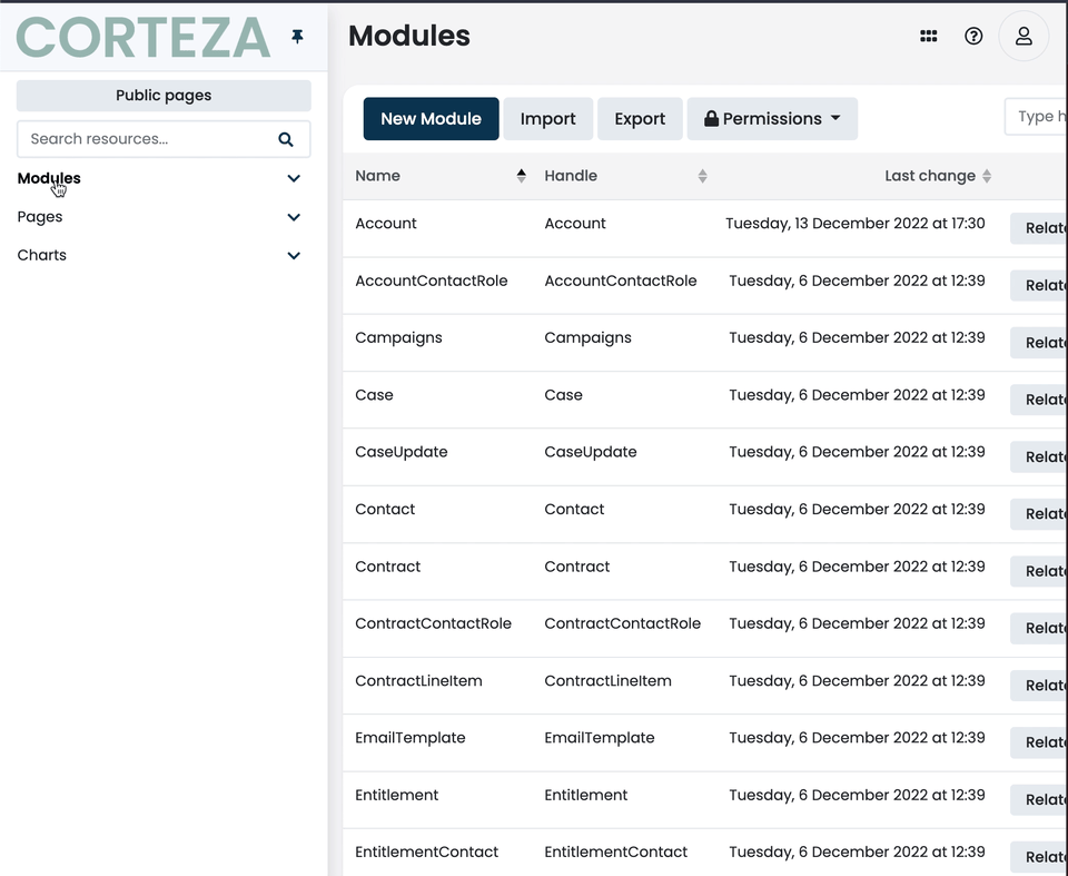 Wrong title of module view shown while loading module · Issue #653 · cortezaproject/corteza · GitHub