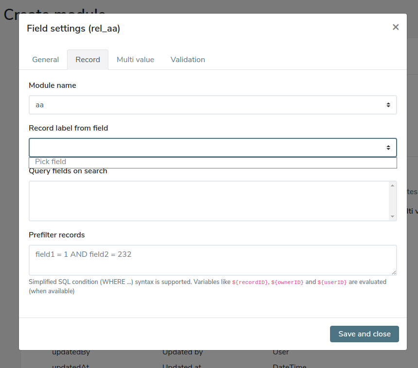 Issues with Record fields · Issue #672 · cortezaproject/corteza · GitHub