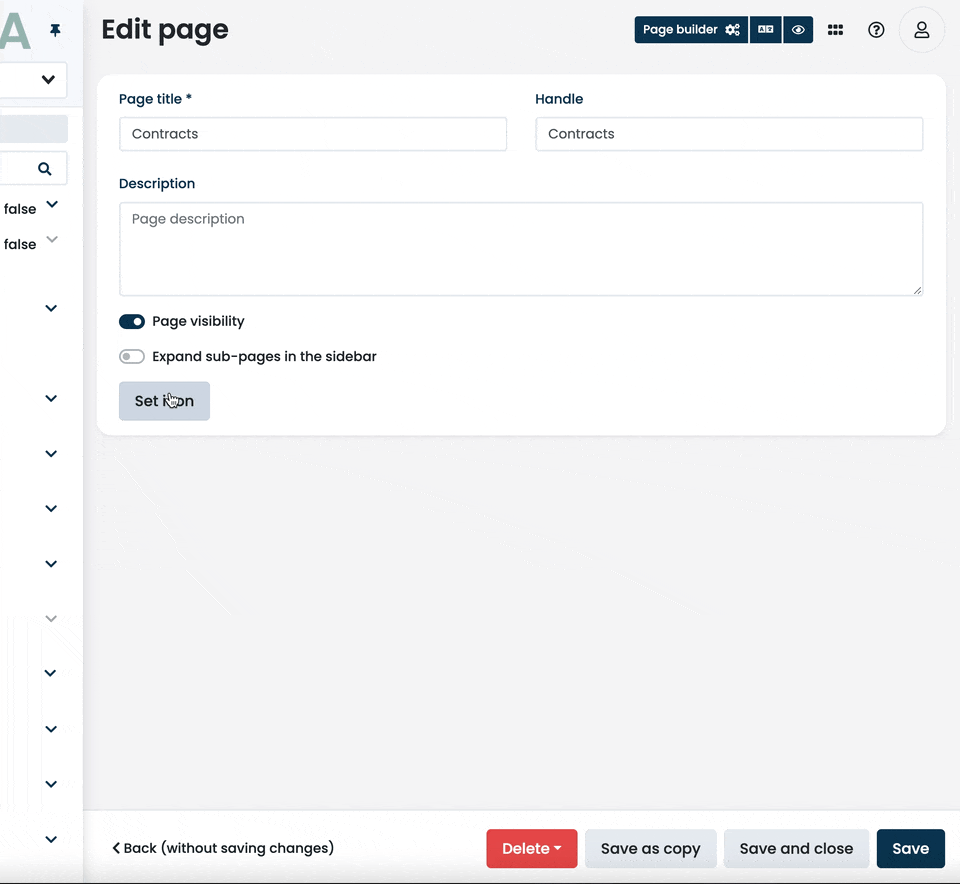 Support richer links to pages on sidebar, allow use of icons [PlanID: 2023.3/16/1.7] · Issue ...