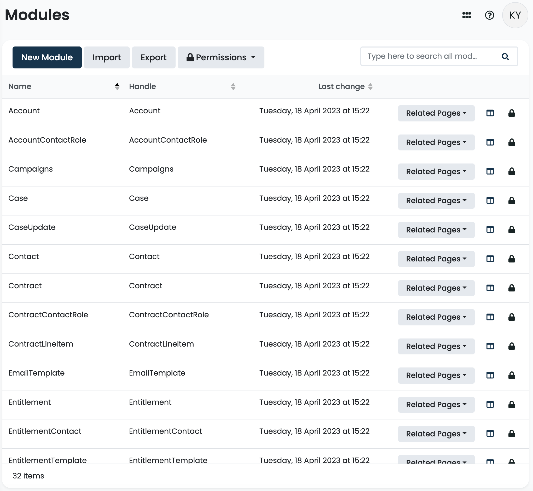 Make sure all resource lists that are alone on the page are full height (like module/chart list ...
