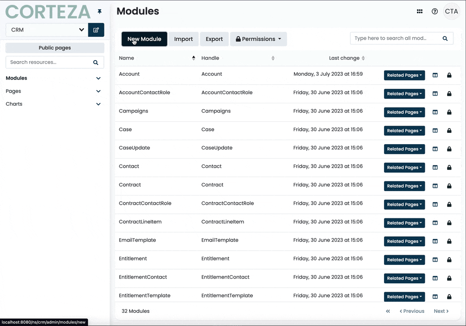 DAL: cannot set alterations for default schema · Issue #1288 · cortezaproject/corteza · GitHub