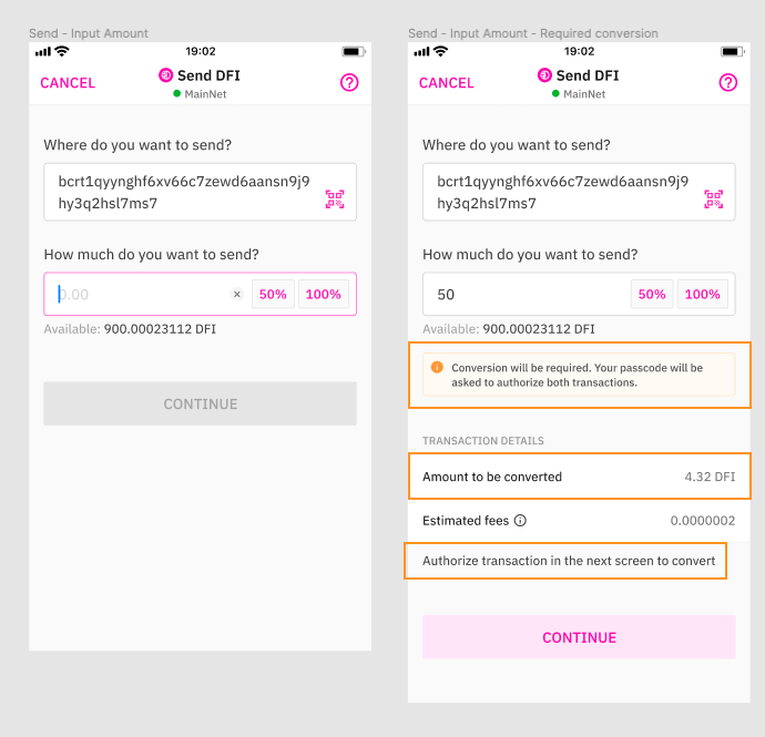 `unified DFI` - transaction flow · Issue #1021 · BirthdayResearch/defichain-wallet · GitHub