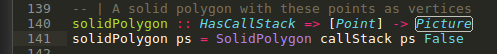 change Polygon to solidPolygon in CallStack · Issue #614 · google/codeworld · GitHub