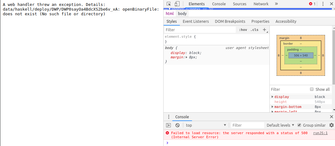 Bug when running programme · Issue #685 · google/codeworld · GitHub
