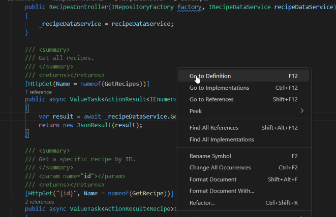 [BUG] "Go to Definition" (F12) is missing on Mac when right click · Issue #151 · microsoft ...