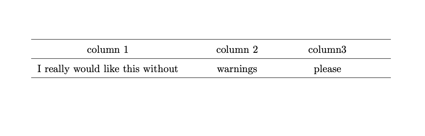 [chktex] 44: User Regex Warnings in tabular* environment · Issue #3276 · James-Yu/LaTeX-Workshop ...