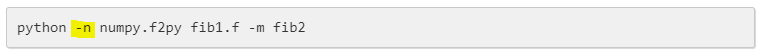 DOC: Invoking Python with a wrong flag when generating the C wrapper in ... DOC: Invoking Python with a wrong flag when generating the C wrapper in ...