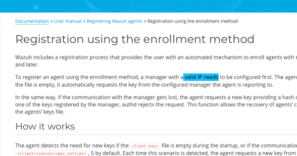 Verify the correct use of "IP address" in the whole documentation · Issue #4601 · wazuh/wazuh ...