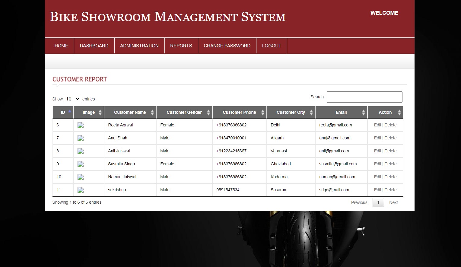 GitHub - bhaskarnadig/Bike-Showroom-Management-System