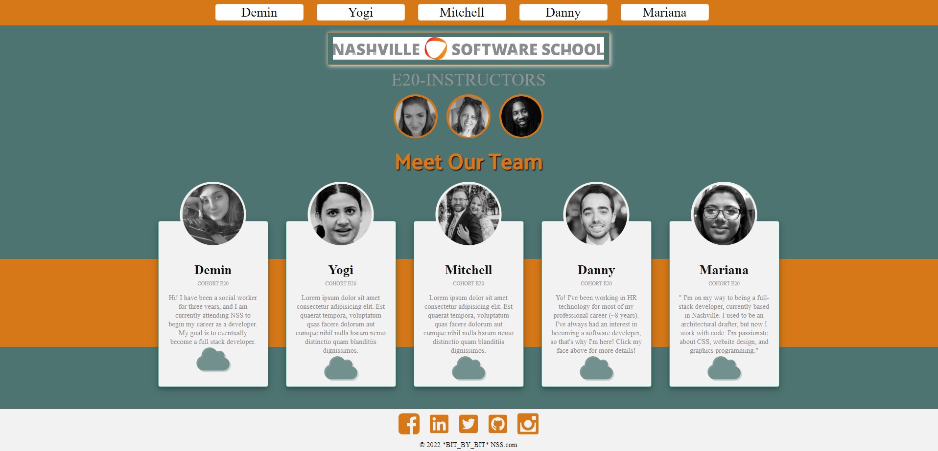 GitHub - dannyherrmann/NSS_Meet_Our_Team: Meet our team project with bit-by-bit