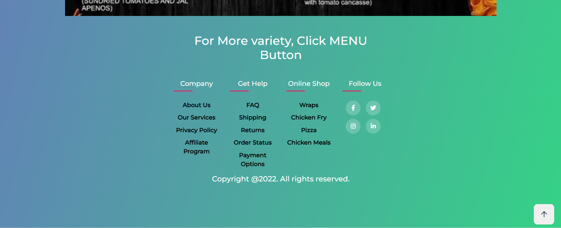 To improve the ui of footer. · Issue #226 · flyingSaucer87/los-pollos-hermanos · GitHub