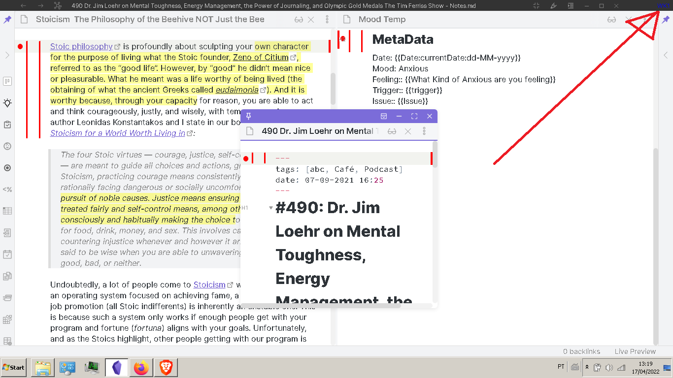 [BUG] Open Hover Note when changing Workspaces (Core Plugin) · Issue #109 · nothingislost ...