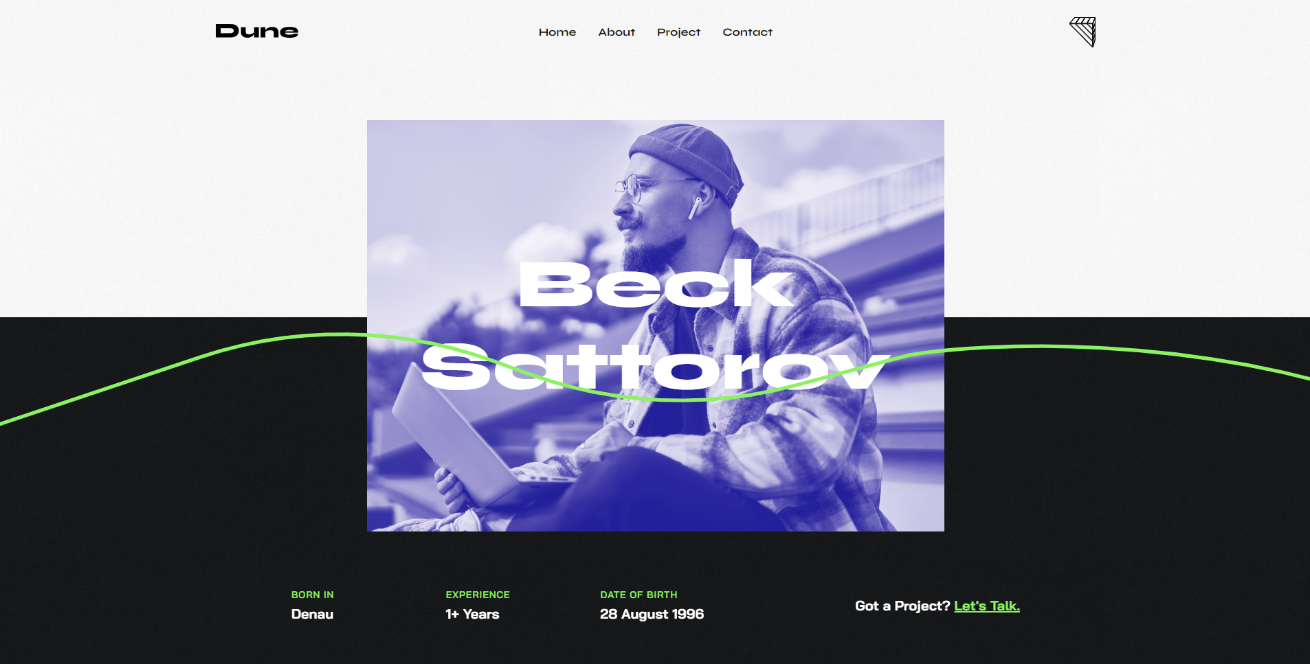 GitHub - BeckSattorov/Dune-protfolio-demo: Dune porfolio create html css little javascript