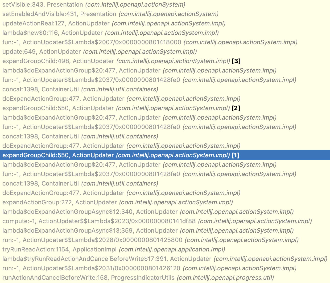 On the bar, the toolbar icon will flash constantly. · Issue #6467 · flutter/flutter-intellij ...