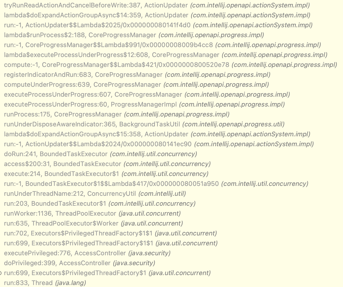 On The Bar The Toolbar Icon Will Flash Constantly · Issue 6467 · Flutterflutter Intellij
