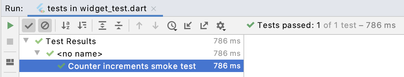 Flutter Test shows instead of file name in Android Studio and IntelliJ ...