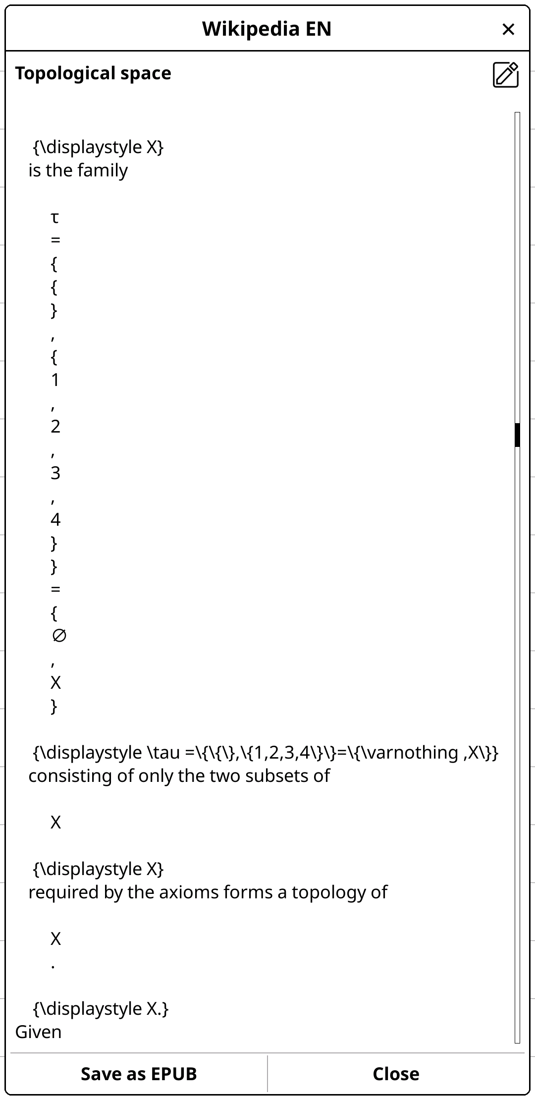 [wikipedia epubs] Add button to open wikipedia pages directly as epubs ...