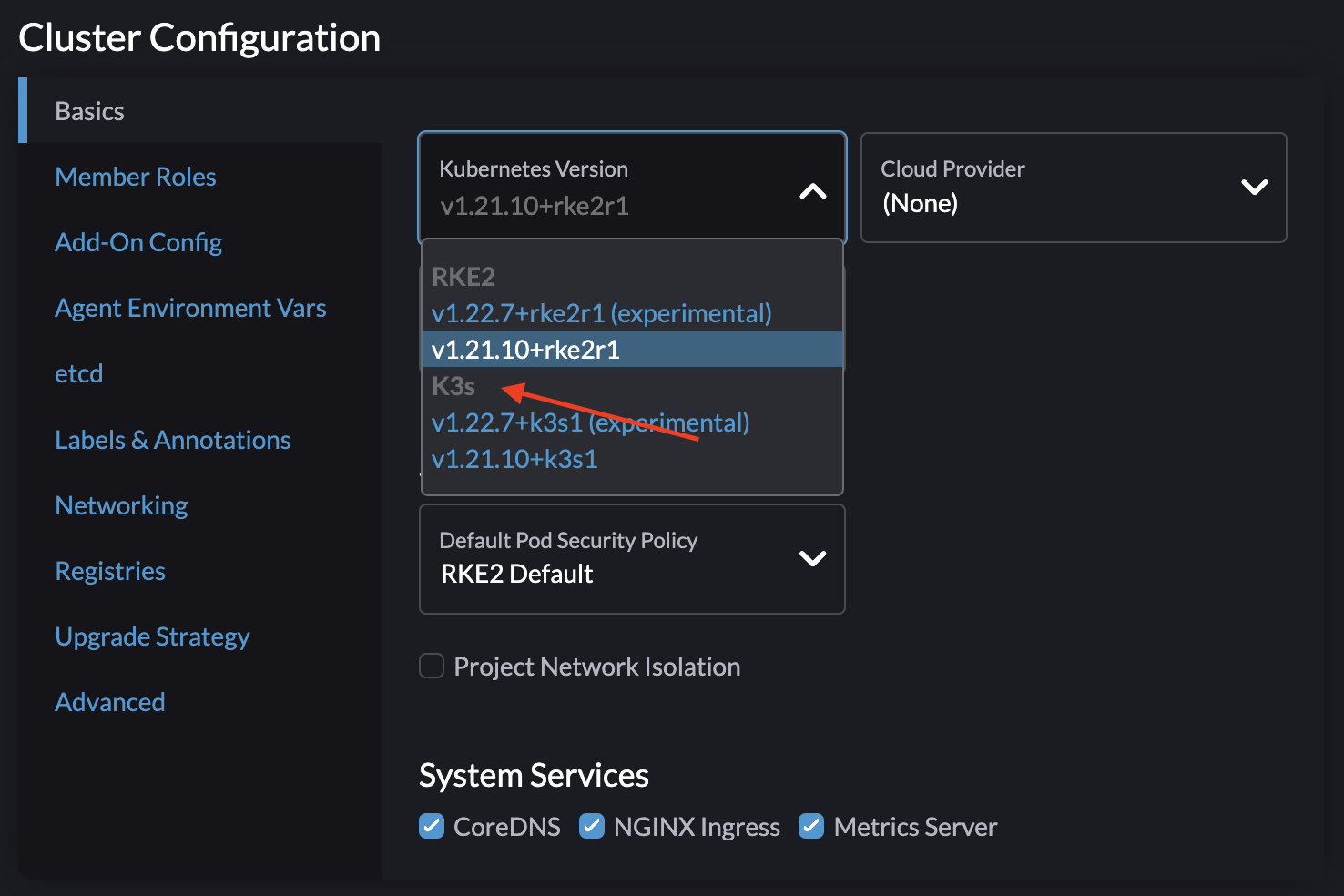 Designate k3s provisioning as "Tech Preview" · Issue #5318 · rancher/dashboard · GitHub