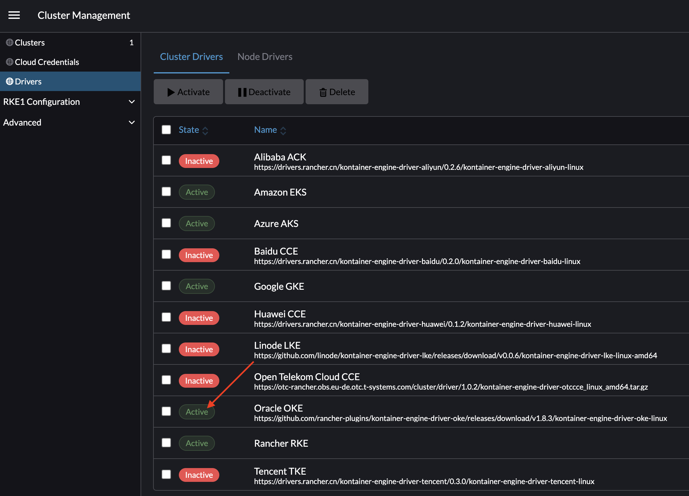 Update versions of Oracle OCI node driver and OKE cluster driver · Issue #40324 · rancher ...