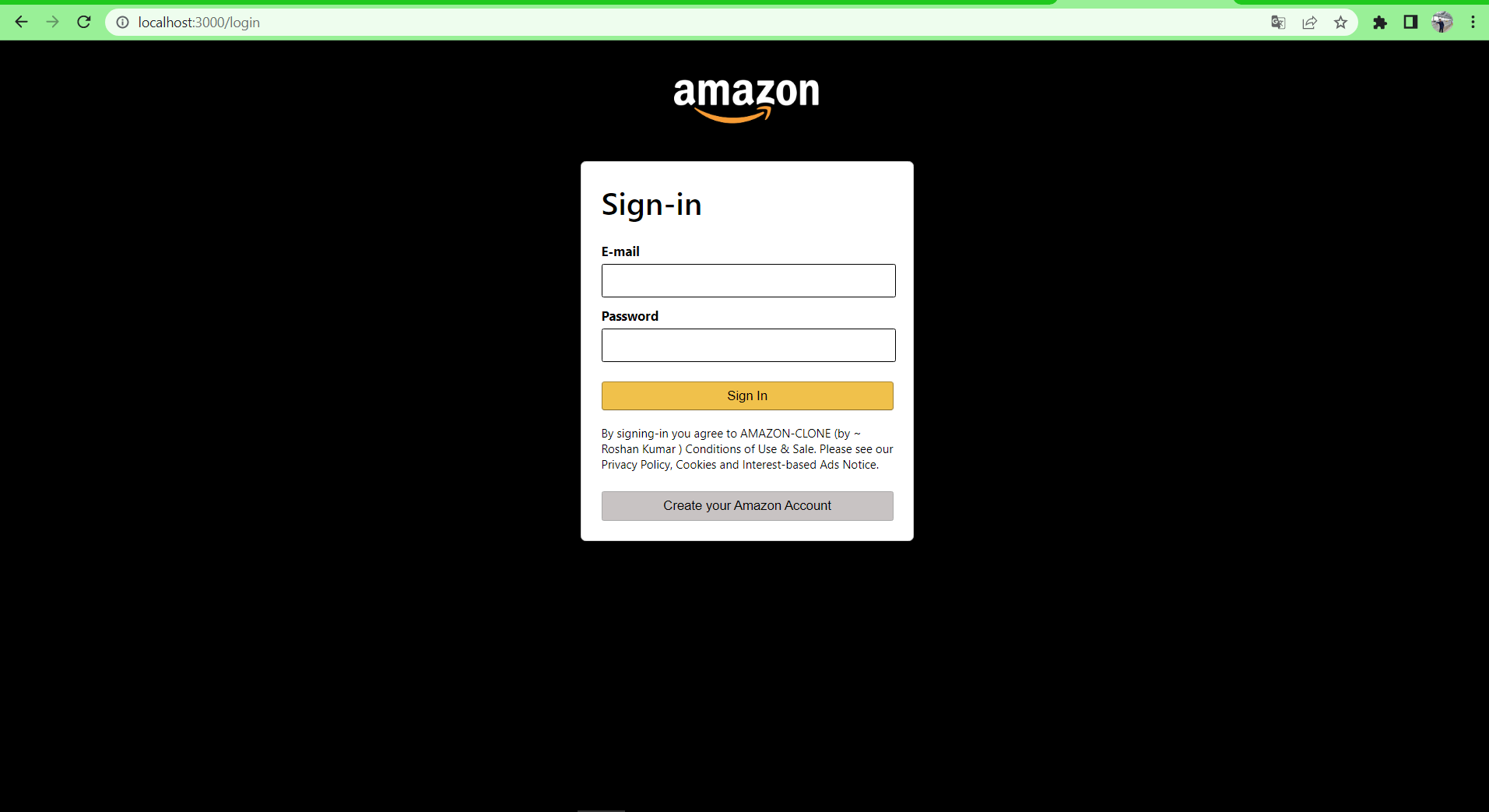 GitHub - techScript-roshan/Amazon-react-app: This is a Amazon Clone using React.