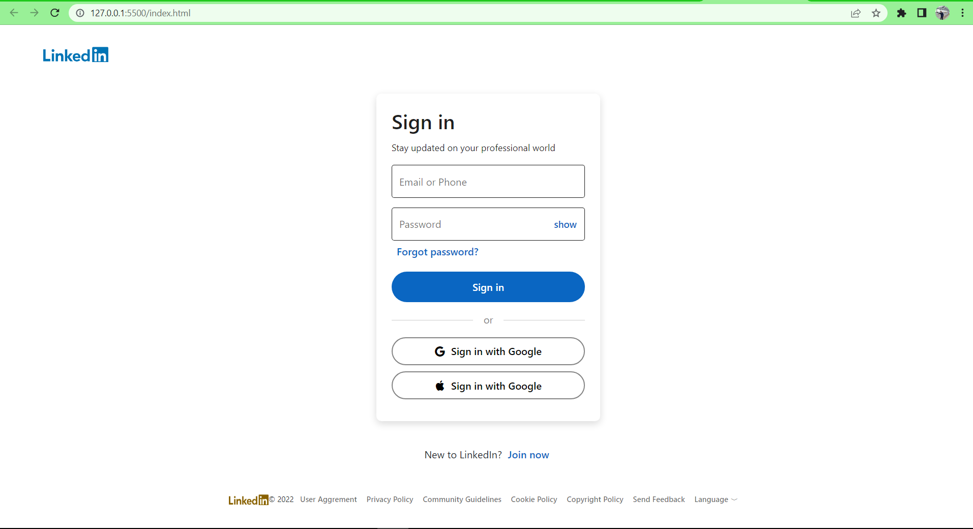 GitHub - techScript-roshan/LinkedIn-Login-Page: This is a login page of ...