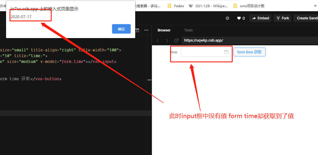 form表单input 类型为date时双向绑定存在bug！！ · Issue #946 · x-extends/vxe-table · GitHub