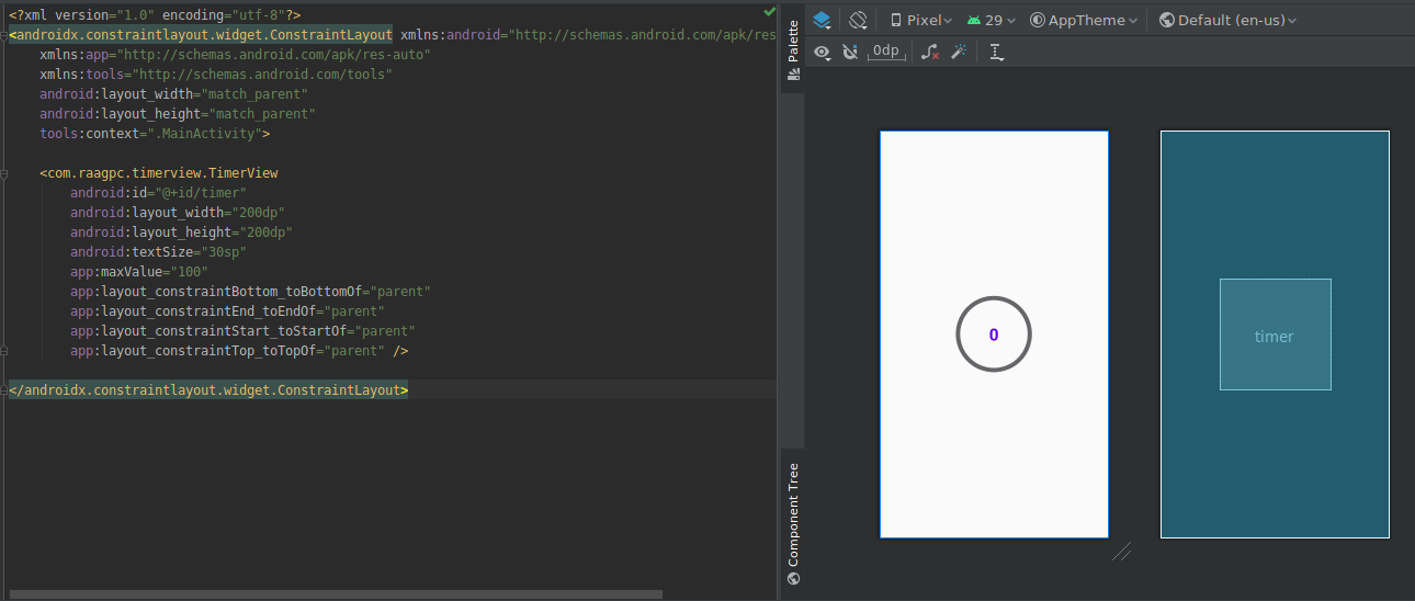 GitHub - raag/TimerView: TimerView is a library that allows you to add ...