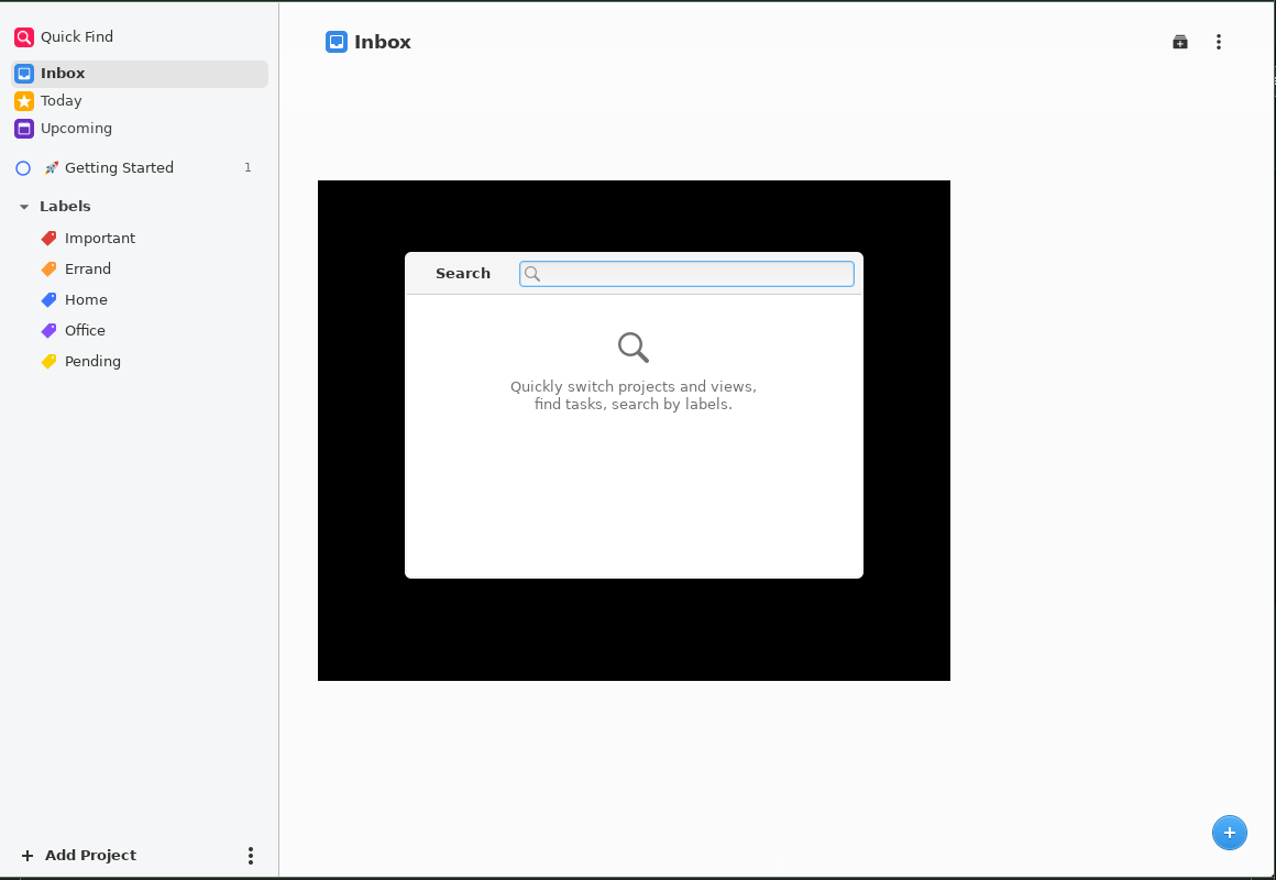 Dark thick border around Quick find, Preferences and the applications window when default ...