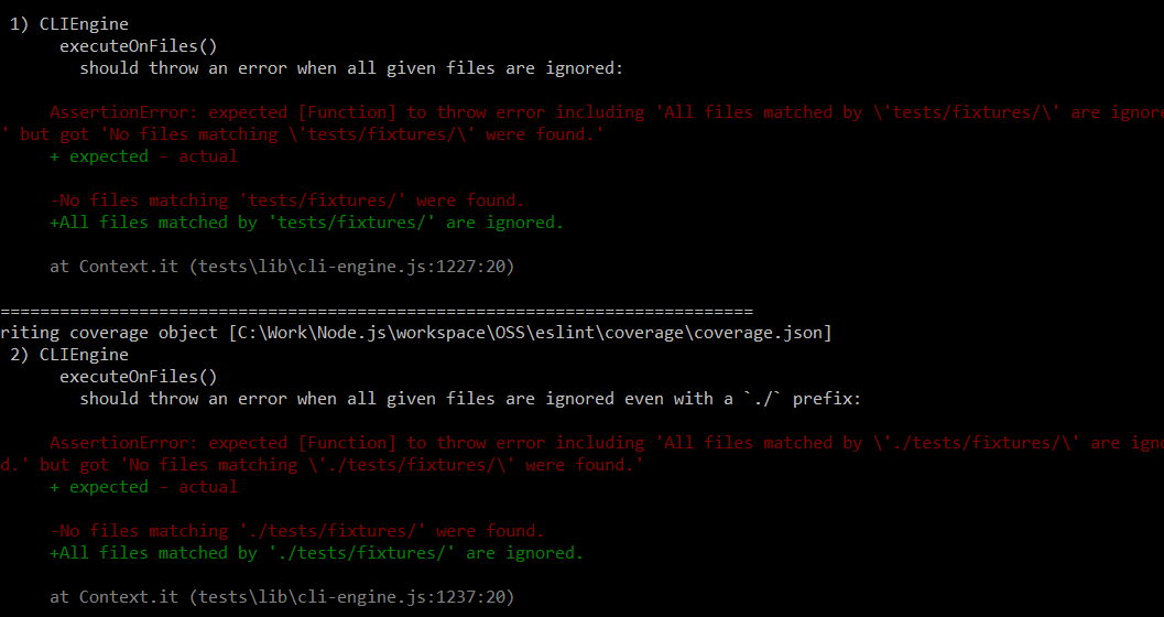 Doesnt Find The Files With Eslintignore Is Not In The Cwd And Cwd Path