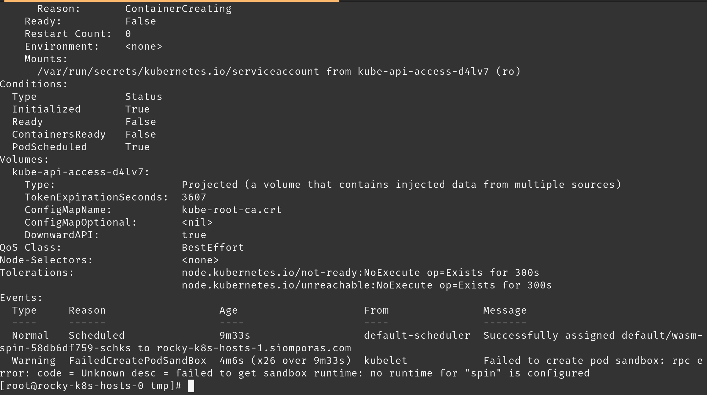 failed to get sandbox runtime: no runtime for failed to get sandbox runtime: no runtime for