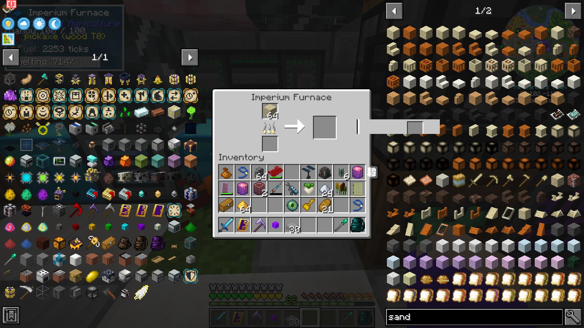 Imperium furnace stops working after the first item using Exoflame ...