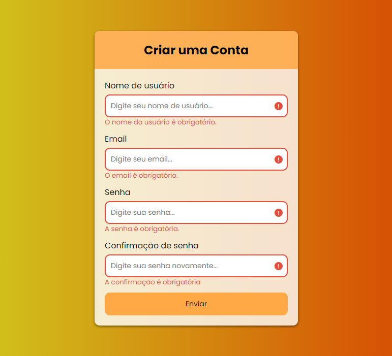 Github Arthurmeiraformulariocadastro Formulário De Cadastro Feito Com Html Css E Javascript
