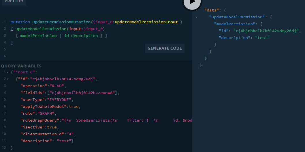 Description not persisted for permission queries · Issue #156 · Graphcool/graphcool-framework ...