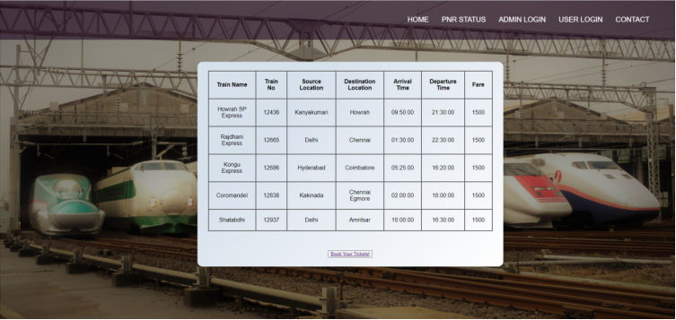GitHub - Ruthvik27042002/dbms-online-train-reservation-system: 3rd sem dbms project