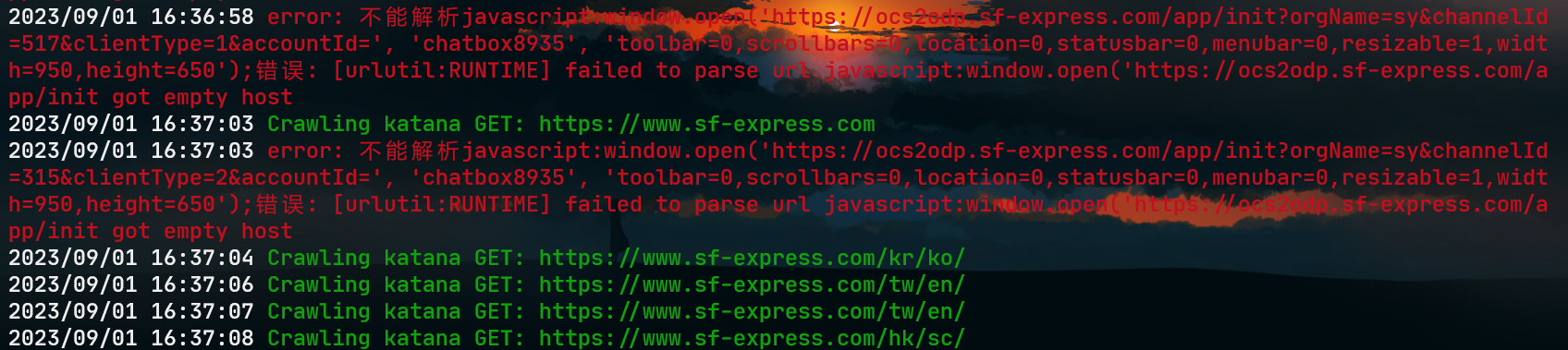 爬取到的地址识别符号问题 · Issue #5 · z-bool/Venom-Crawler · GitHub
