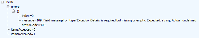 Application Insights Rejecting Exceptions With Empty Message · Issue 823 · Microsoft 5442