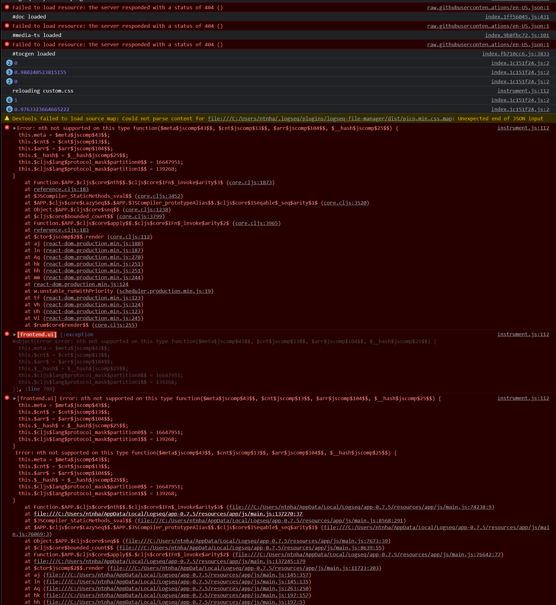 Logseq crashes when toggle on the Unlinked Reference section · Issue #5777 · logseq/logseq · GitHub