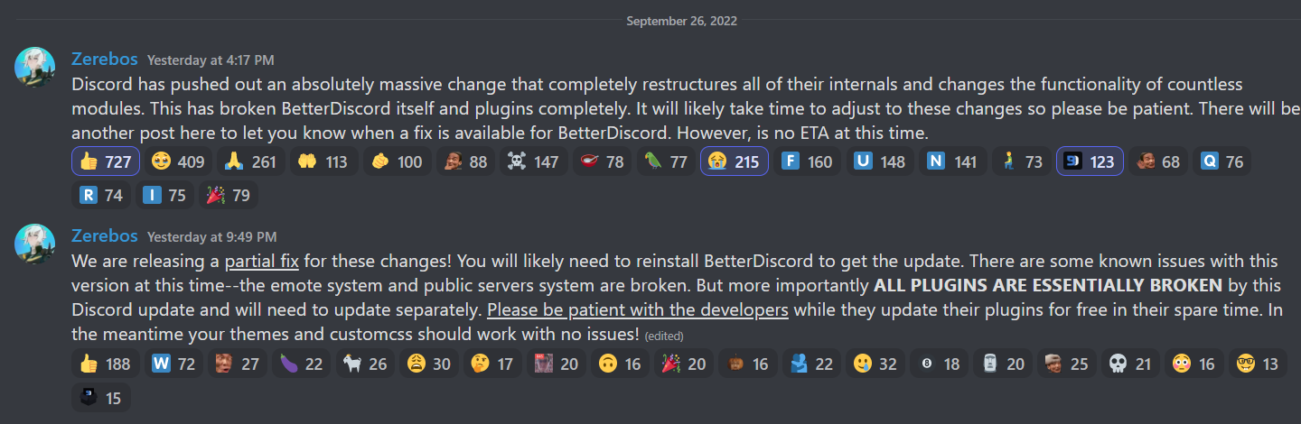 [critical Error] · Issue 1409 · Betterdiscord Betterdiscord · Github