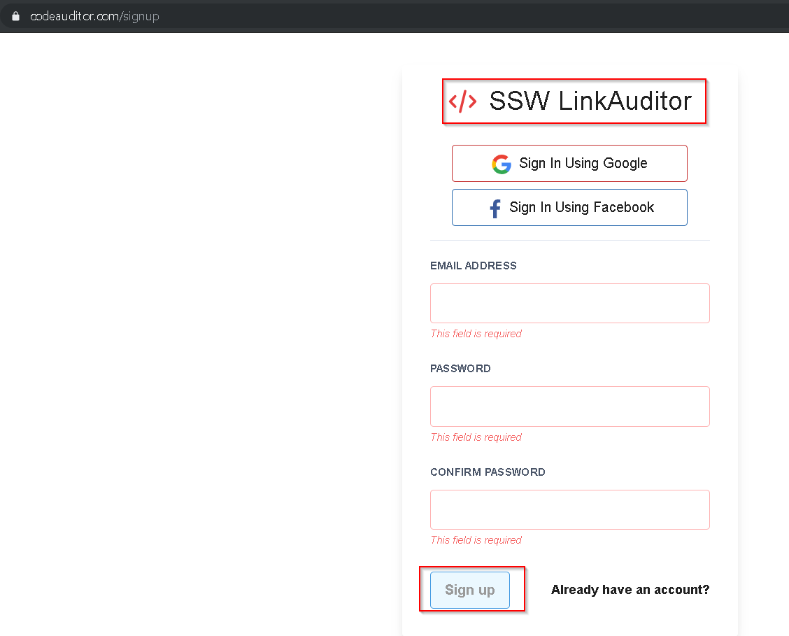 Signup Page - Incorrect title and the 'sign up' button color should be grey · Issue #36 ...