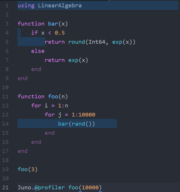 Wrong line number in the profiler · Issue #481 · JunoLab/Juno.jl · GitHub
