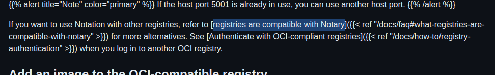 Grammatical mistake in quickstart.md · Issue #231 · notaryproject/notaryproject.dev · GitHub