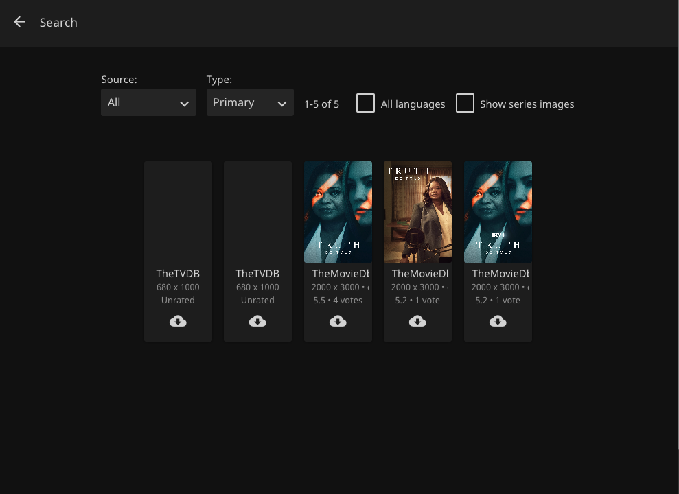 TVDB and other sources not showing season images if episodes are placed in season folders ...