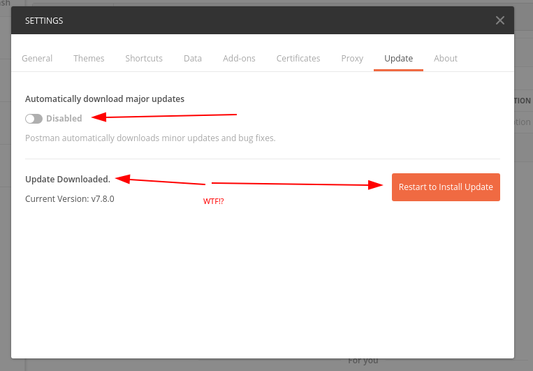 Background suspicious activity · Issue #7489 · postmanlabs/postman-app ...